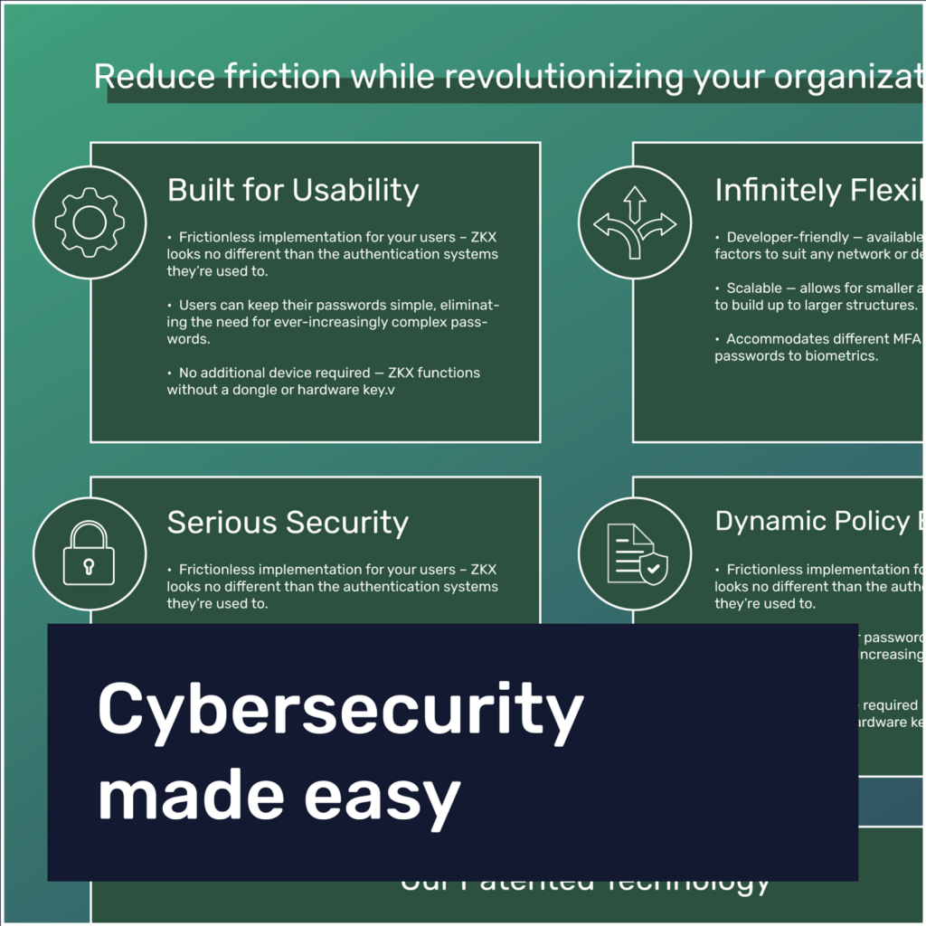 Why the Road to Zero Trust Authentication goes through ZKX | ZKX Solutions